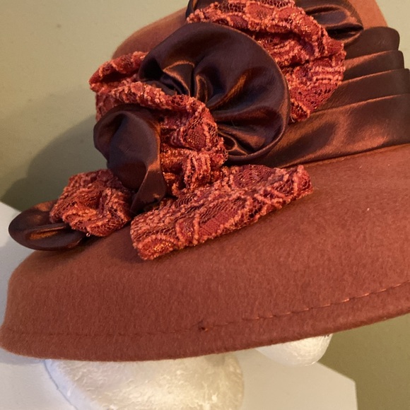 Giovannio | Accessories | Nwt Rust Church Dress Hat By Giovannio | Poshmark